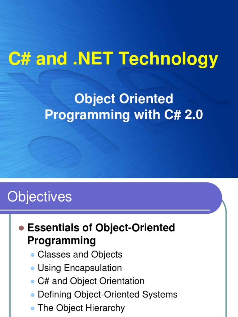 T4 Object Oriented Programming With C 2 0 Pdf Class Computer Programming Inheritance