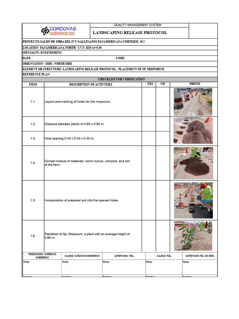 Landscaping Release Protocol | PDF | Compost | Sustainable Gardening