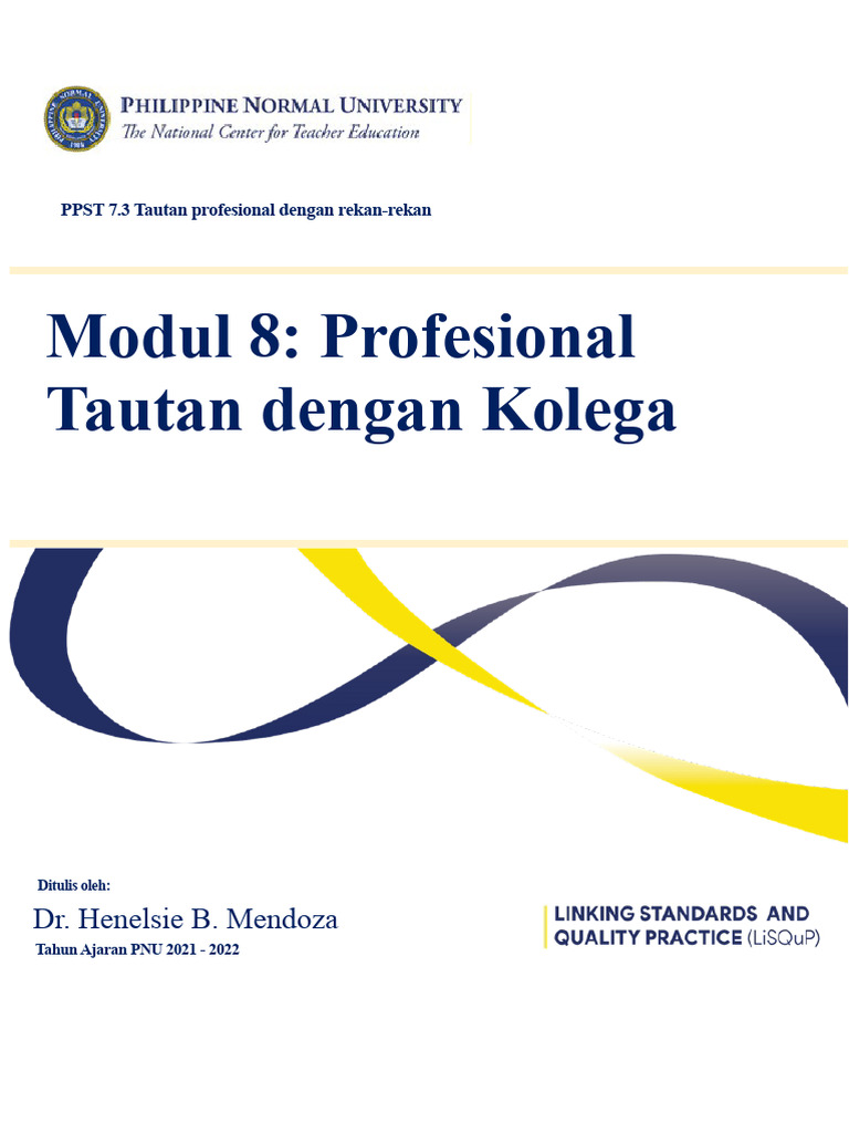Modul 8 - Tautan Profesional Dengan Rekan Kerja | PDF