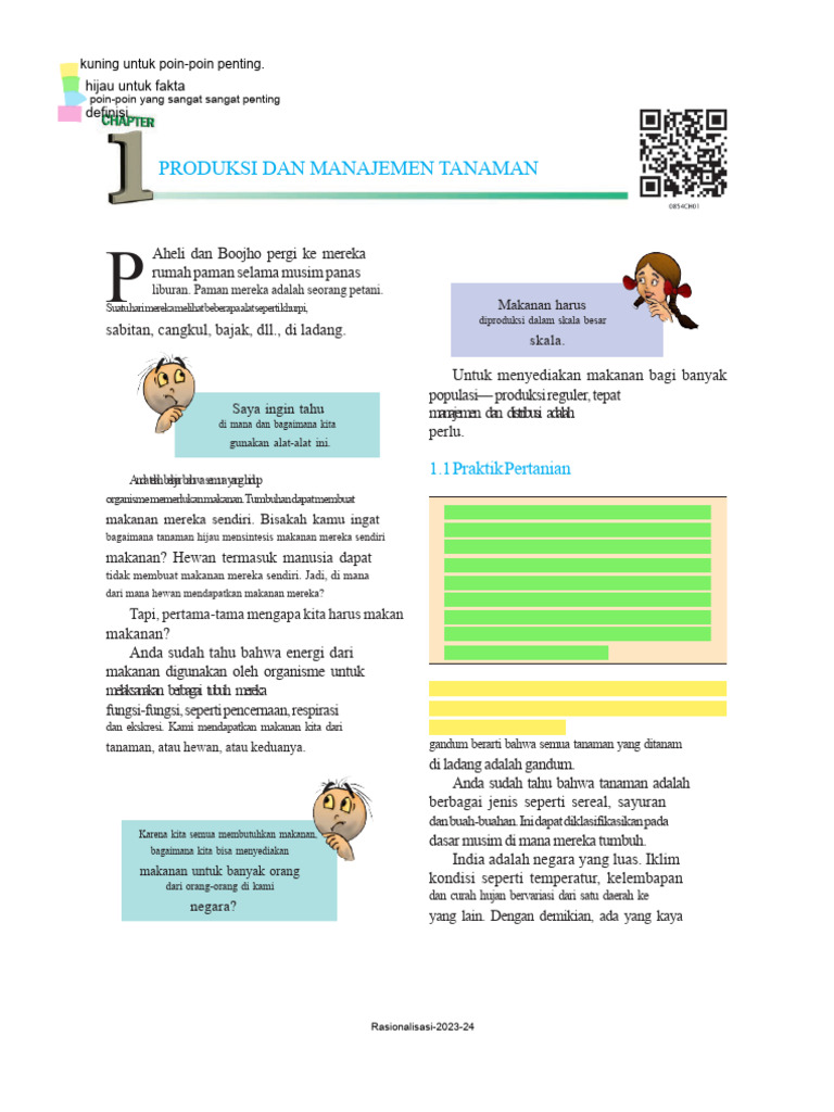 Produksi Dan Manajemen Tanaman Bio (Kelas 8) | PDF