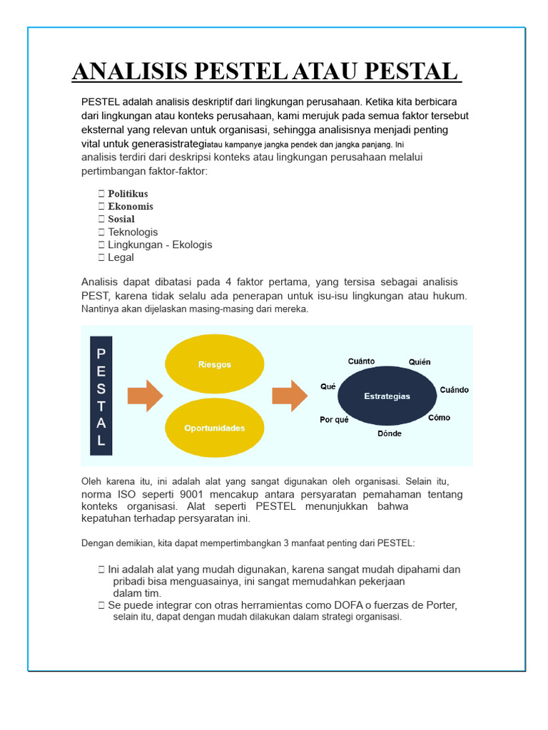 Analisis PESTEL | PDF