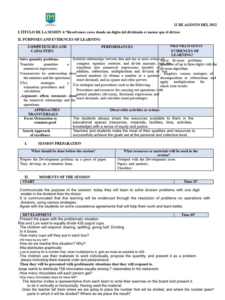 Session 19 Division by Zero in The Quotient | PDF | Division ...