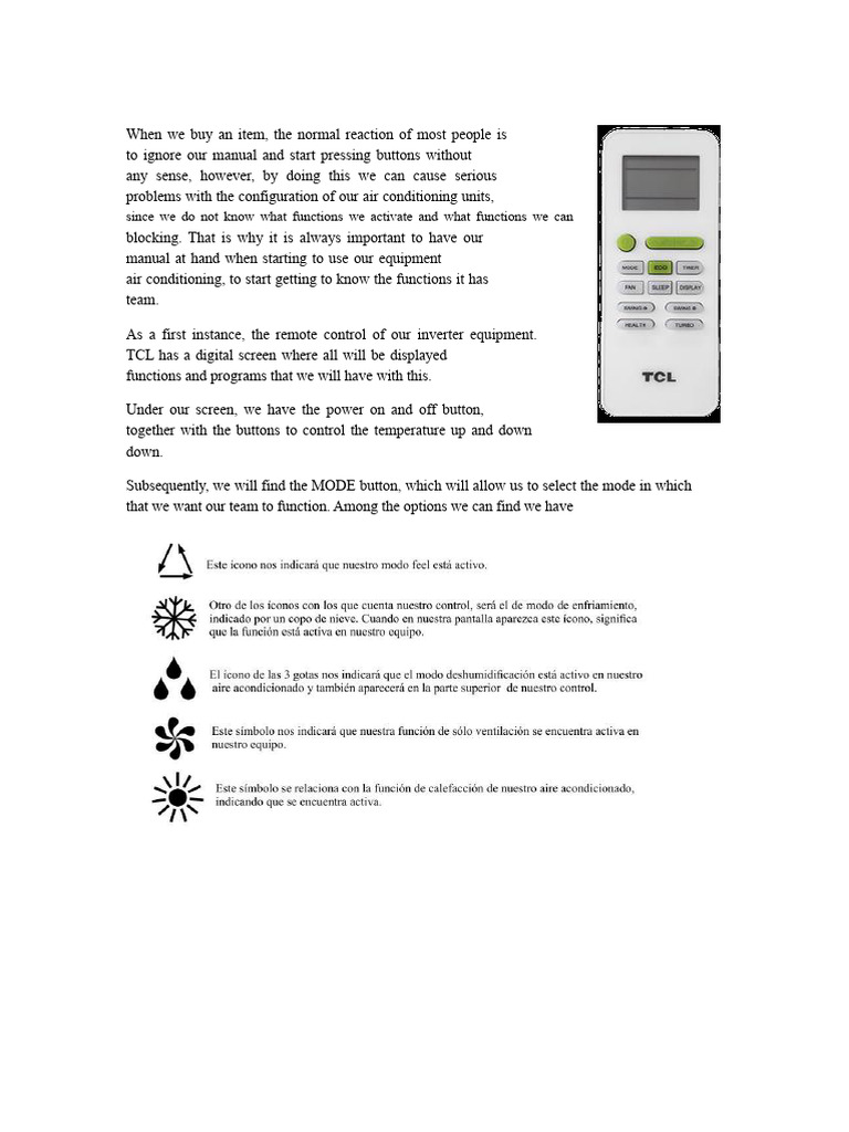 Remote Control Manual Air | PDF
