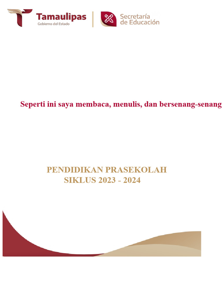 Aktivitas Membaca dan Menulis Pra-sekolah | PDF