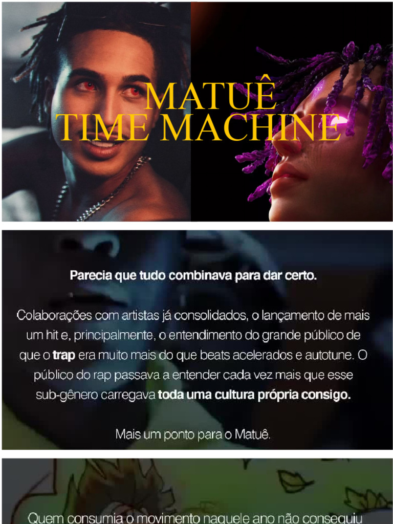 Matuê's Time Machine Adventure | PDF