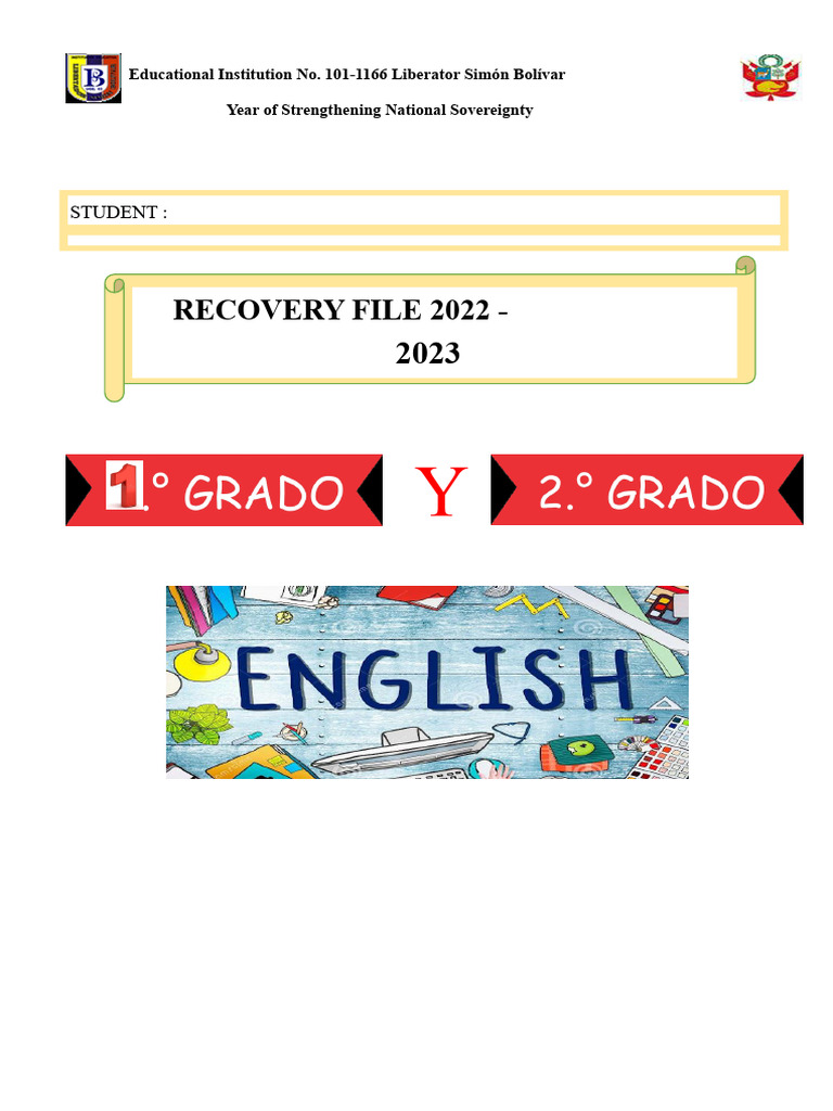 Recovery Folder English REFI Ccesa007 | PDF | Foods | English Language