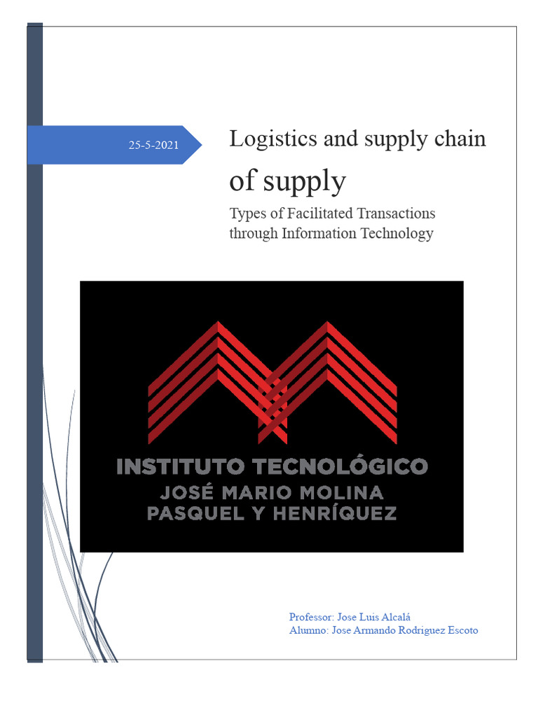 Tech-Driven Supply Chain Transactions | PDF | Electronic Data ...