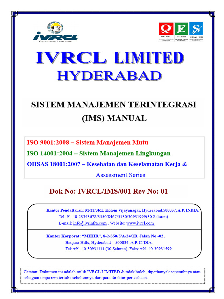 Manual IMS Level - 01 | PDF