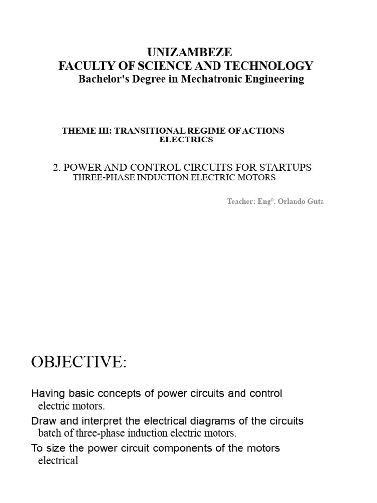 Power and Control Circuits for Motors | PDF | Fuse (Electrical ...