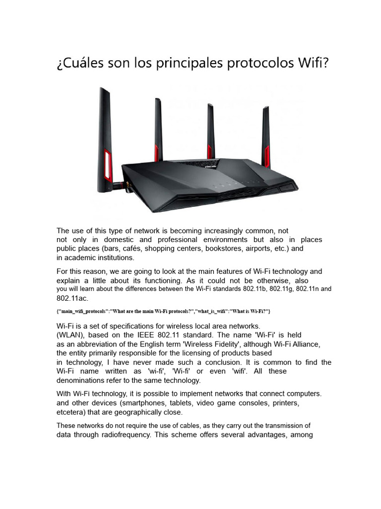 What Are WiFi Protocols? | PDF | Ieee 802.11 | Wi Fi