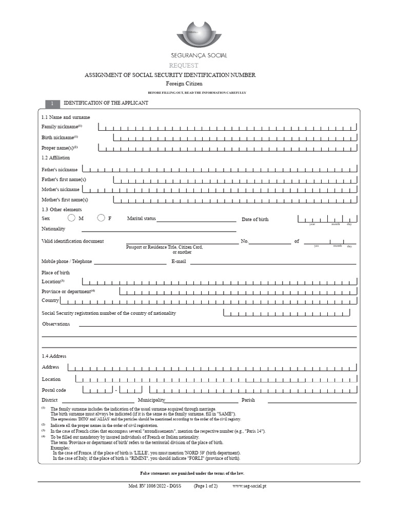 RV 1006 DGSS | PDF | Identity Document | Government