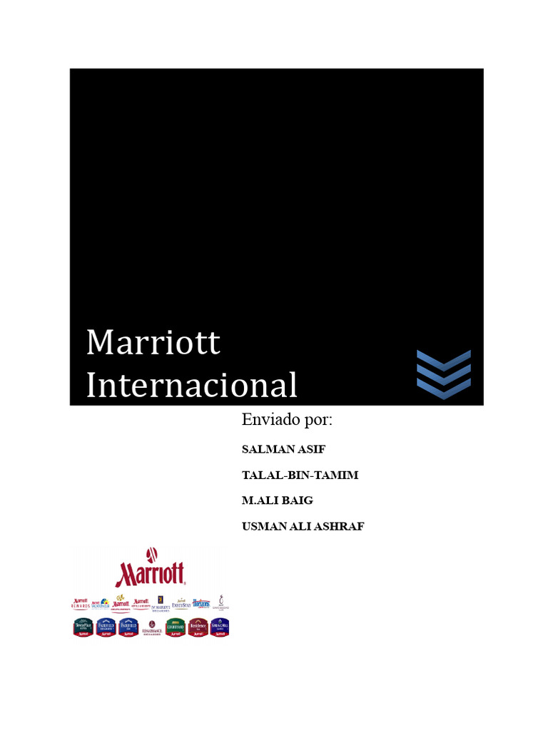 Historia y Misión de Marriott International | PDF | Marriott ...