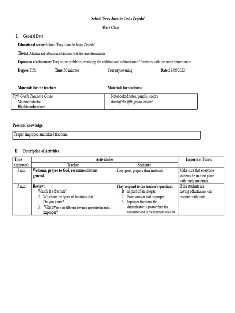 Fifth Grade Math: Adding Fractions Guide | PDF | Arithmetic | Mathematics