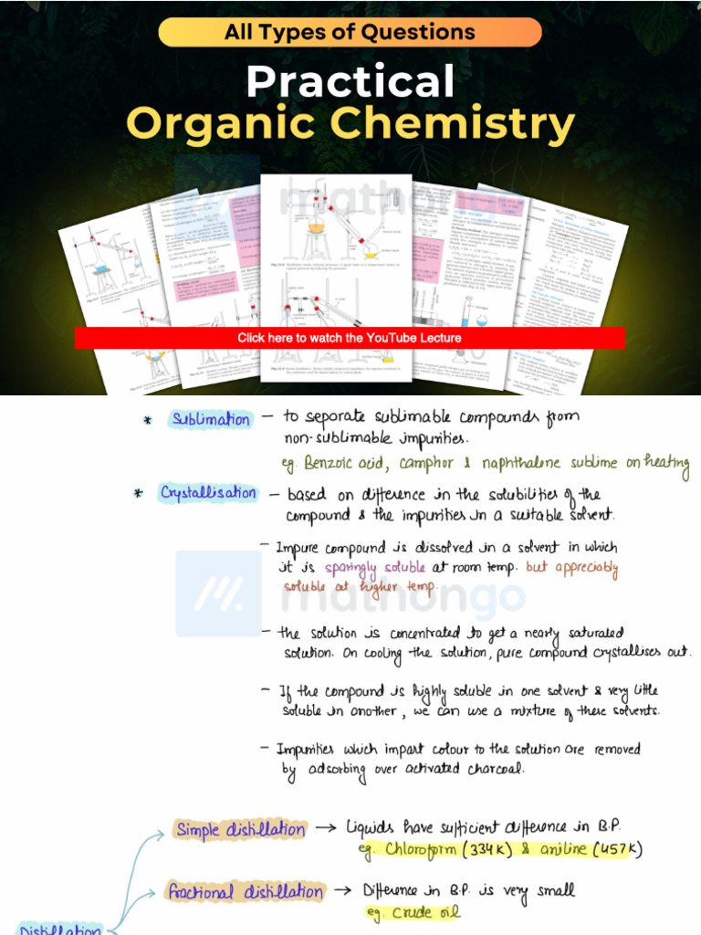 Practical Organic Chemistry | PDF