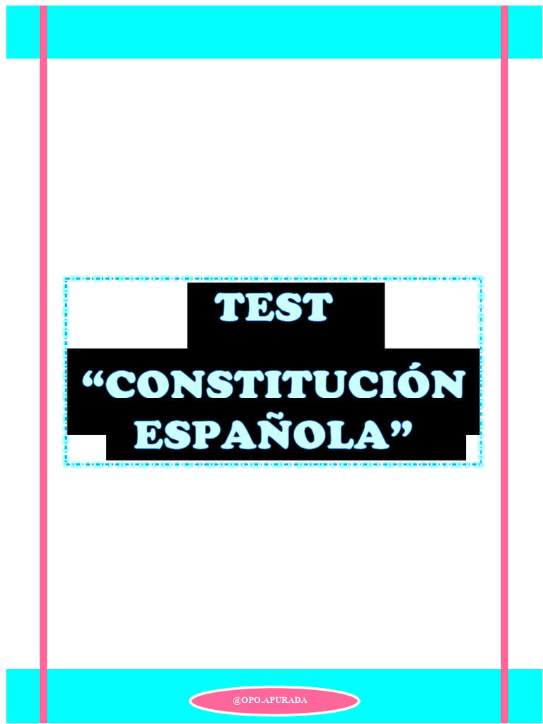 Spanish Constitution | PDF | Spain | Constitution