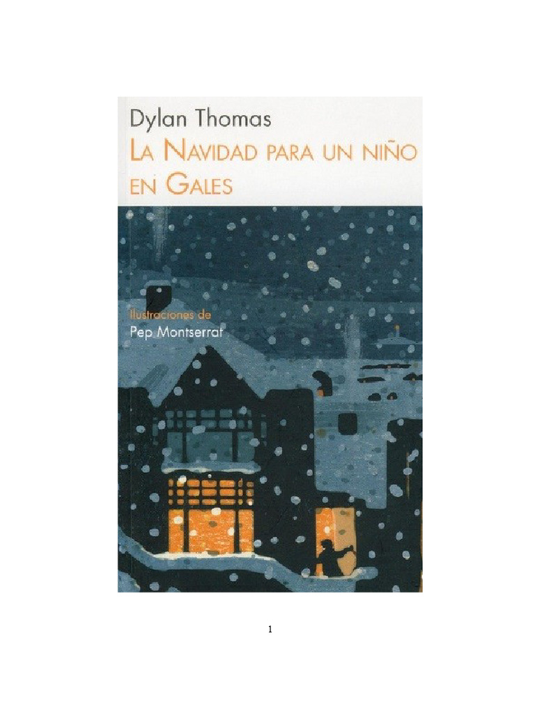 Dylan Thomas' A Child's Christmas in Wales | PDF