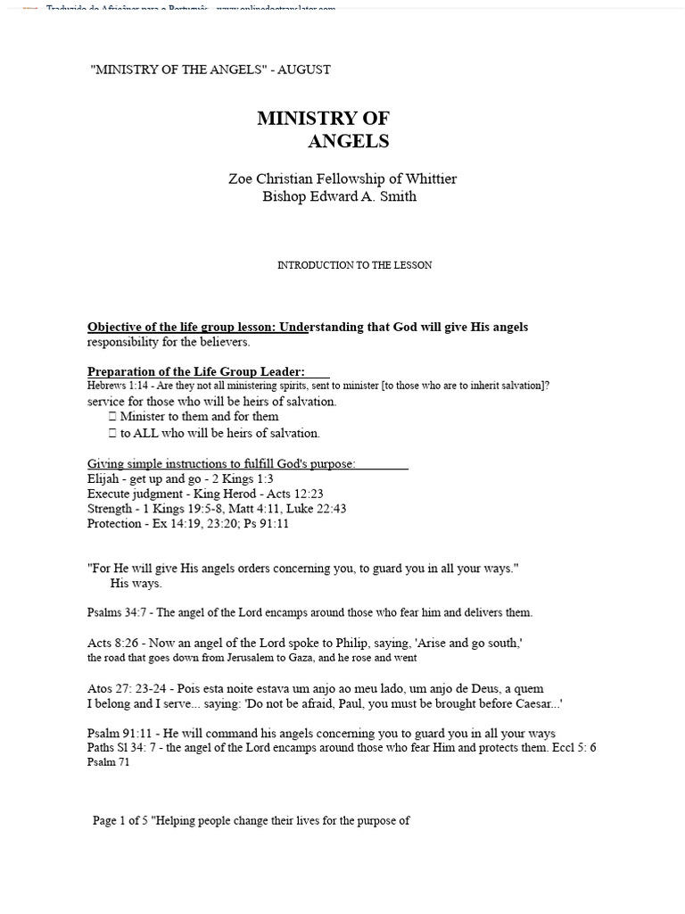 Ministry of Angels | PDF | Angel | Glory (Religion)