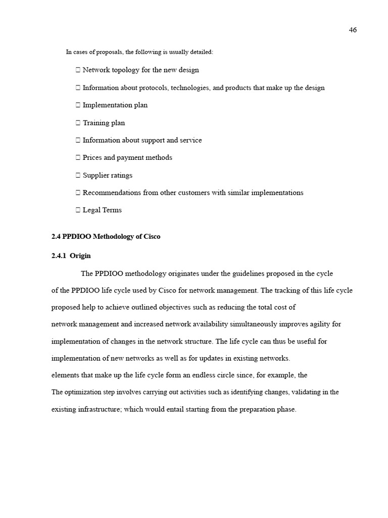 General Summary of PPDIOO | PDF | Information Technology | Computing