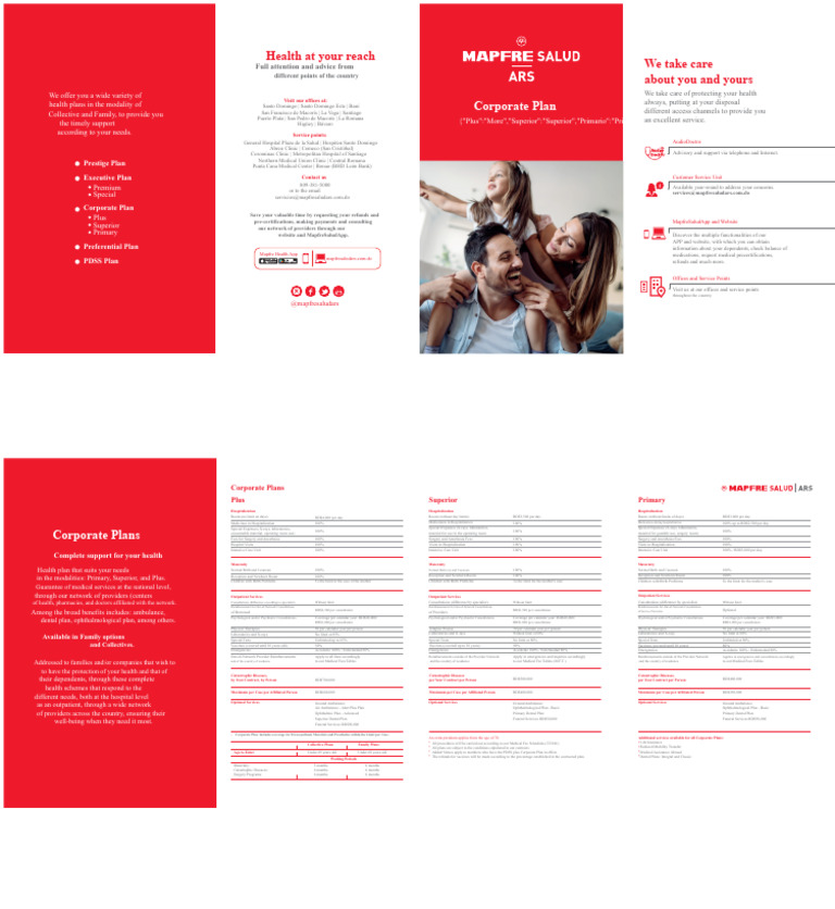 Corporate Plan - Mapfre Health - ARS - 1 | PDF | Caesarean Section ...