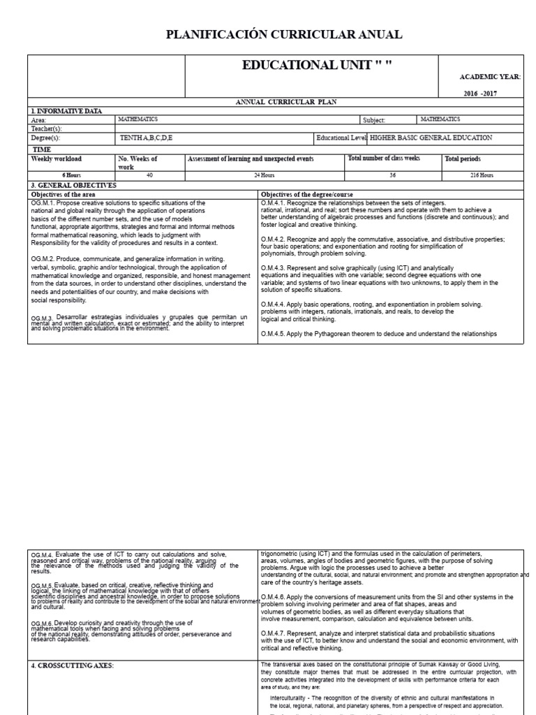 PCA - MATHEMATICS-10 | PDF | Exponentiation | Equations