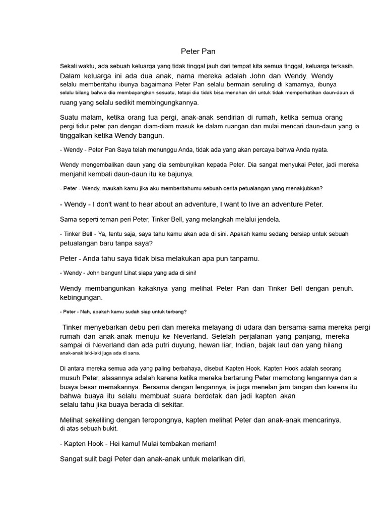 Peter Pan | PDF