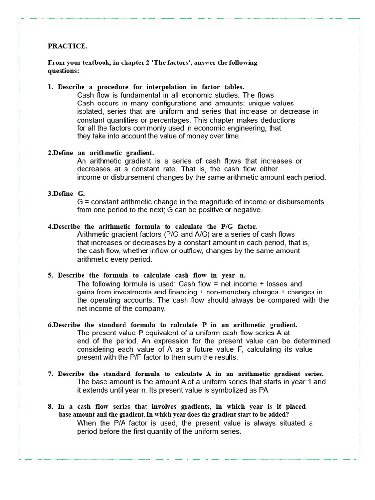 Practice # 5 Fundamentals of Economic Engineering | PDF | Present Value ...