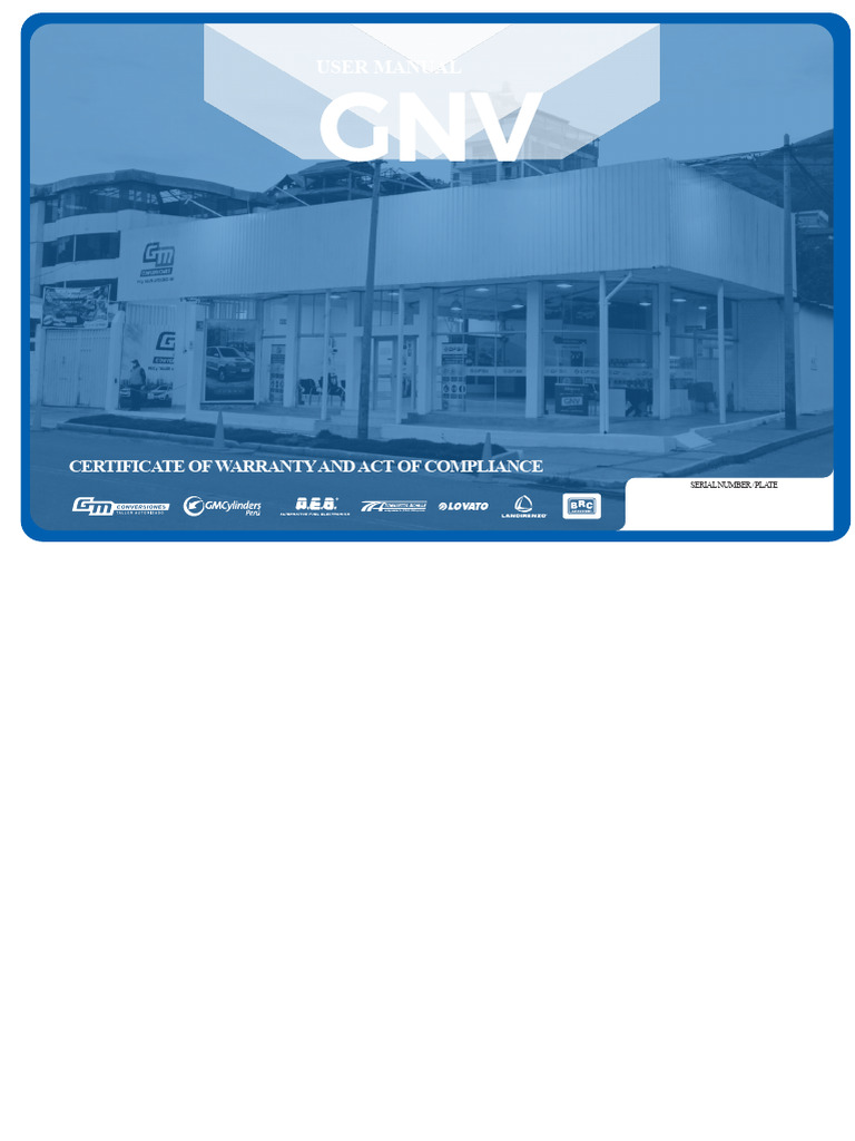 GNV Manual (Latest) - 1 | PDF | Valve | Fuel Injection