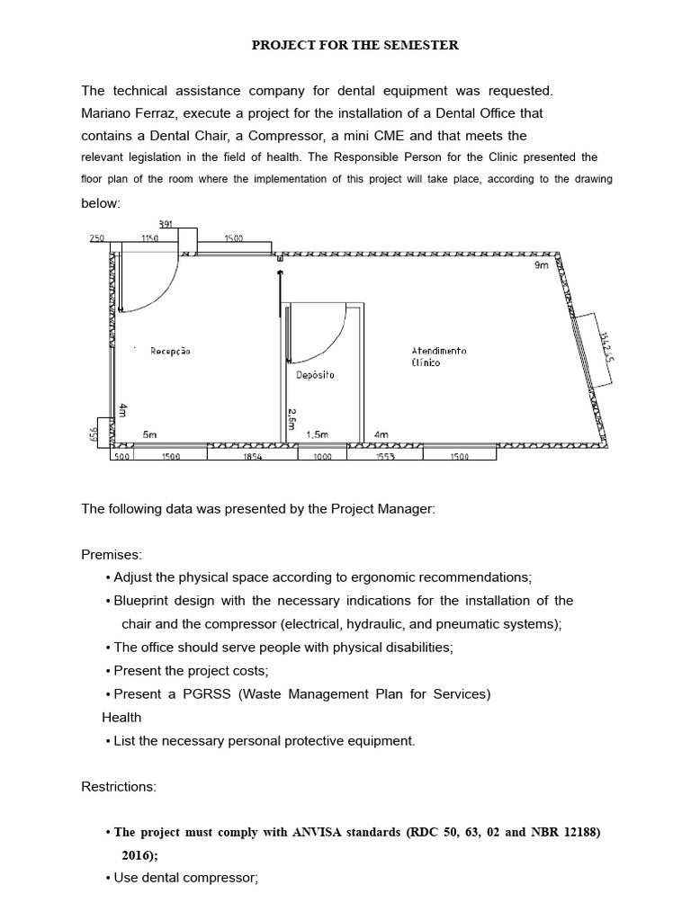 Project Installation Dental Clinic | PDF