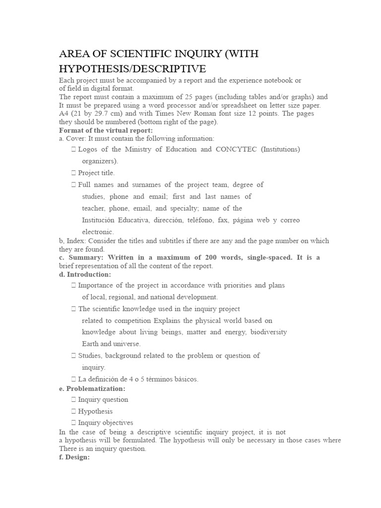 Area of Scientific Inquiry | PDF | Scientific Method | Data