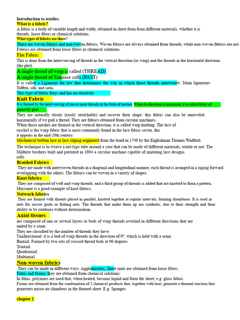 Final Summary Tpin | PDF | Yarn | Textiles