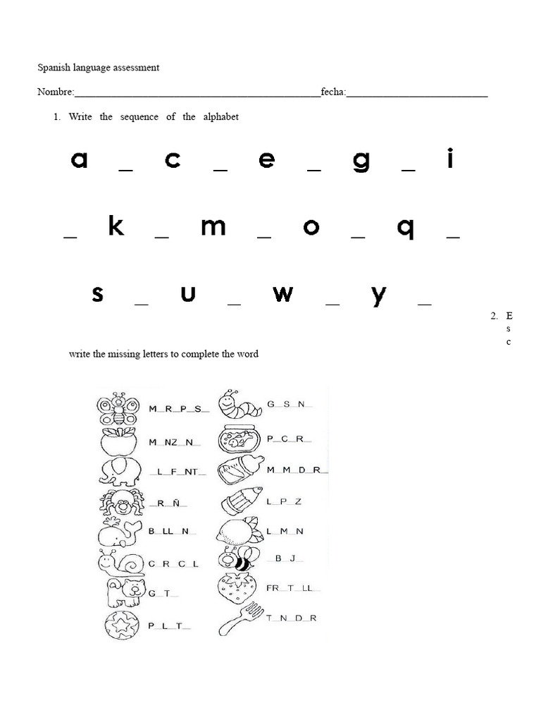 Final Assessment Spanish Language | PDF
