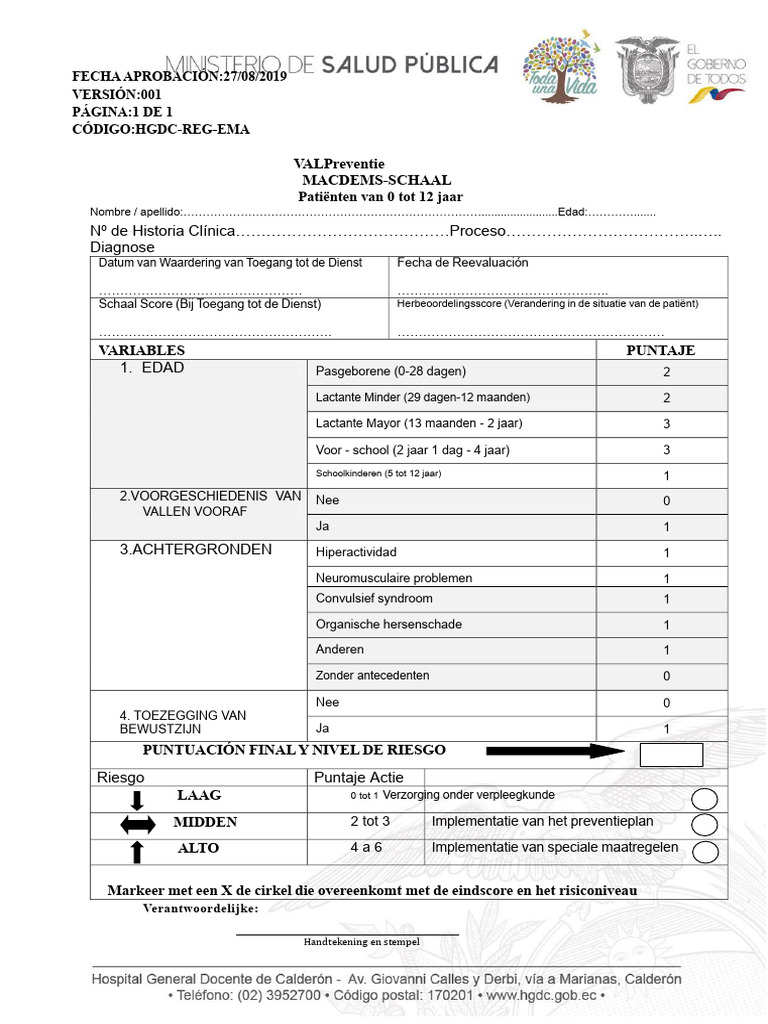 Hgdc-Reg-Ema Register Schaal Van Macdems | PDF