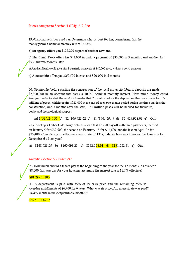 Financial Mathematics | PDF | Interest | Bonds (Finance)