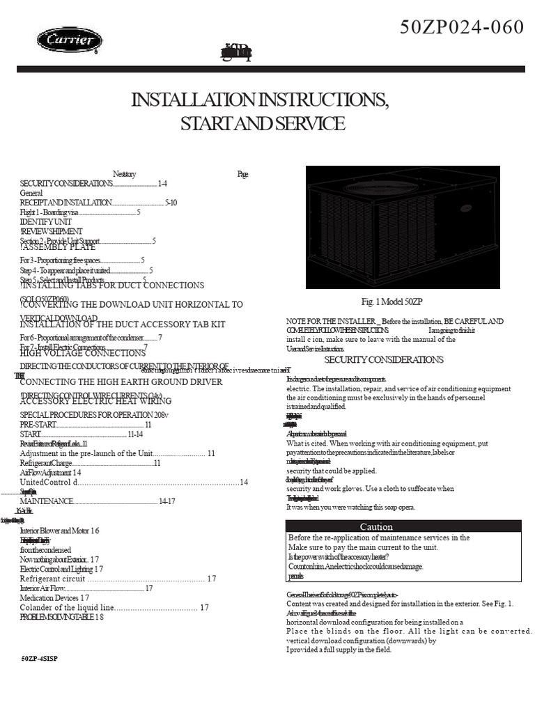 Installation of Packaged Air Conditioning | PDF | Air Conditioning ...