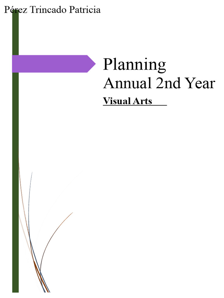 2nd Year Visual Arts Annual Planning | PDF | Composition (Visual Arts)