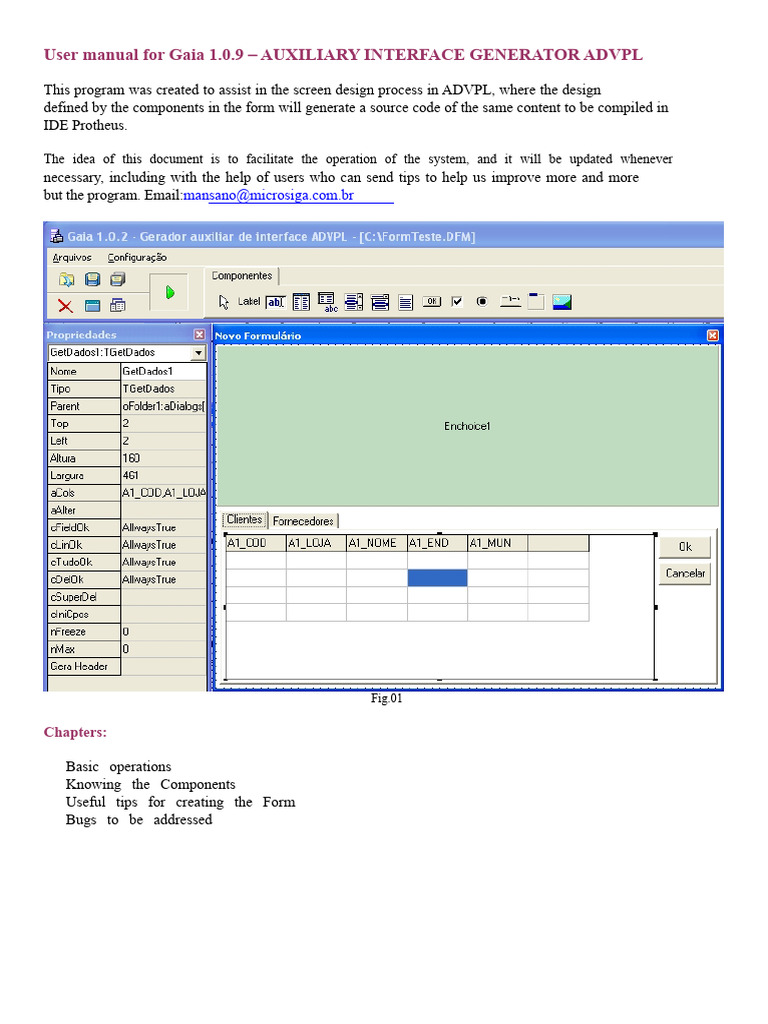 Gaia - Advpl Interface Generator | PDF | Computer Science | System Software
