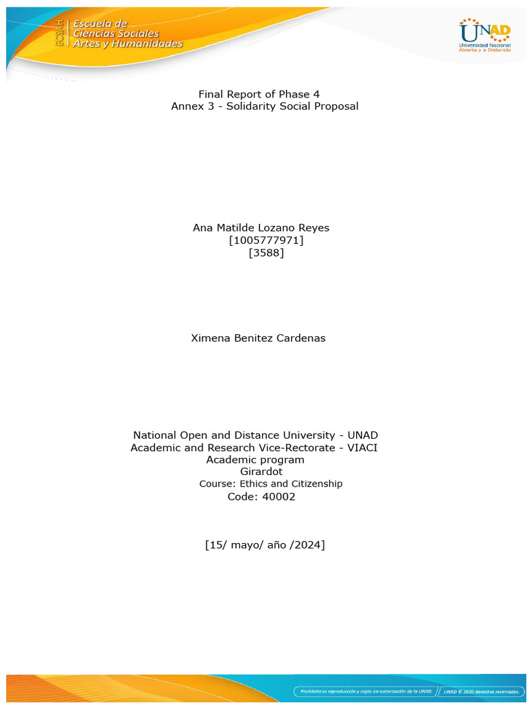Annex 3 - Solidarity Social Proposal Ana-Removed-Pages | PDF | Learning ...