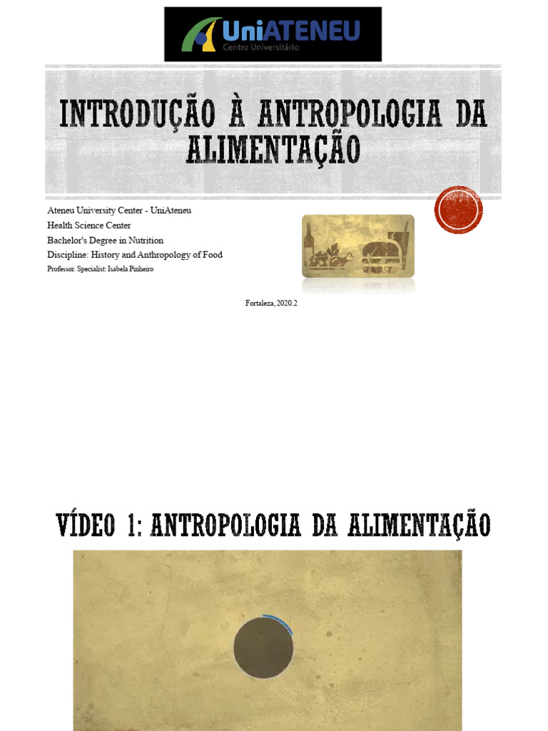 LESSON 1 - Introduction To The Anthropology of Food | PDF | Foods ...