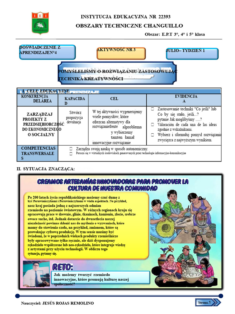 Exp N°4-Karta 3 - Ept 4 (1. Tydzień Lipca) | PDF