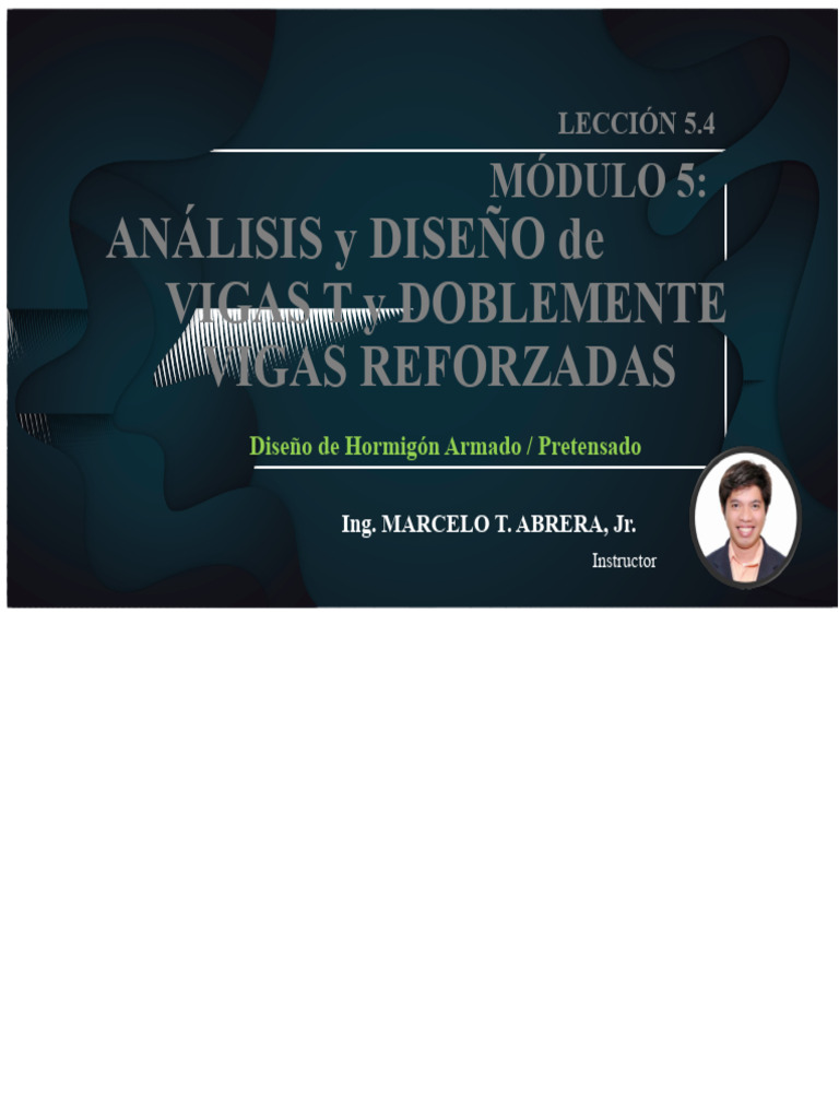 Diseño de Vigas Doblemente Reforzadas | PDF | Viga (Estructura ...
