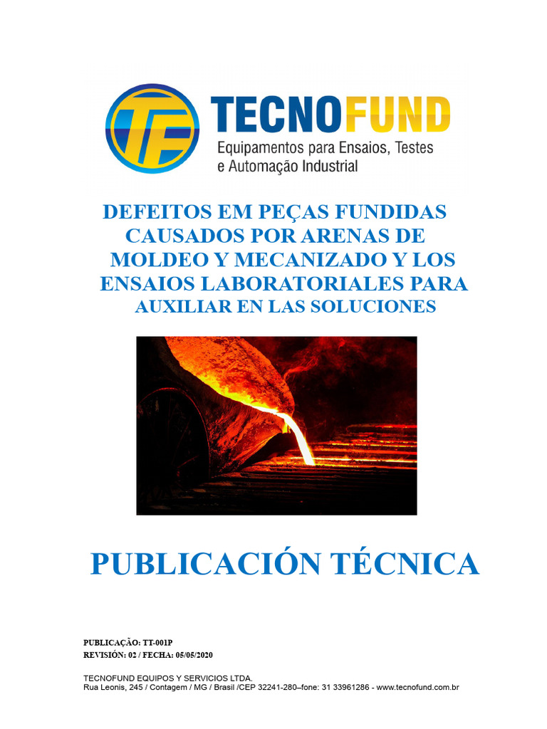 Defectos de Fundición Explicados | PDF | Materiales | Ciencias fisicas