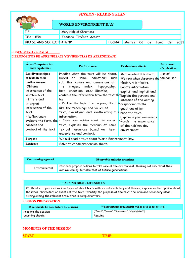 World Environment Day Reading Plan | PDF | Natural Environment ...