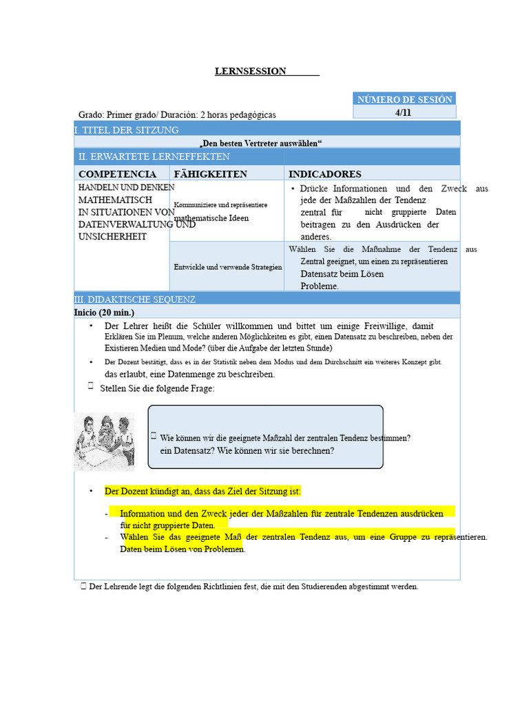 Maßnahmen der zentralen Tendenz 1b | PDF