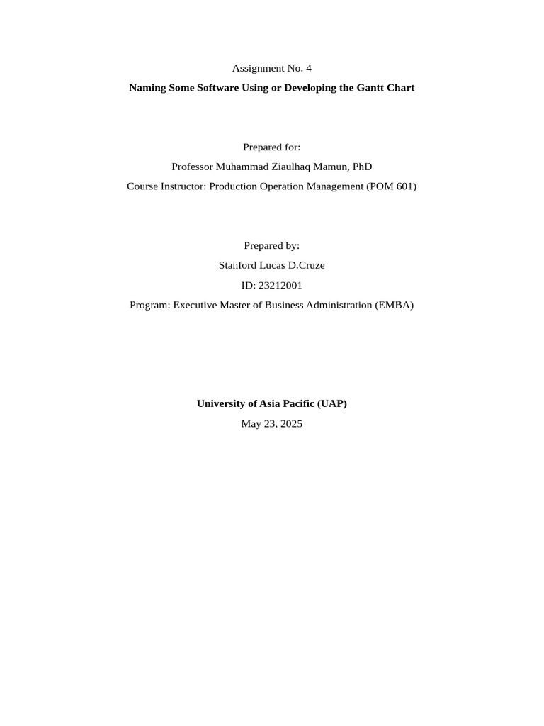 Production Operation Management 23.5.25 | PDF