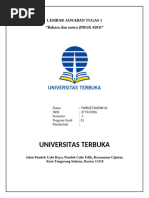 Contoh Cover Tugas Tutorial UT | PDF