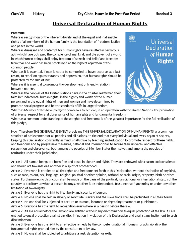 UDHR | PDF | Human Rights | Crimes