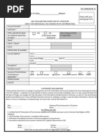 HDFC KYC Self-Declaration for Non-Individuals | PDF