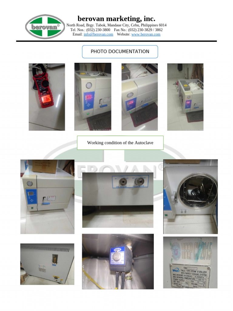 Autoclave Victoria Northern Samar | PDF