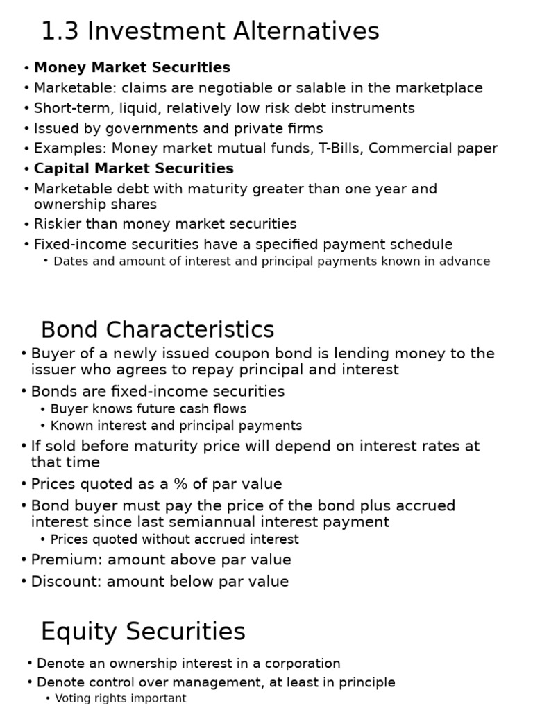 Investment Companies | PDF | Bonds (Finance) | Investing