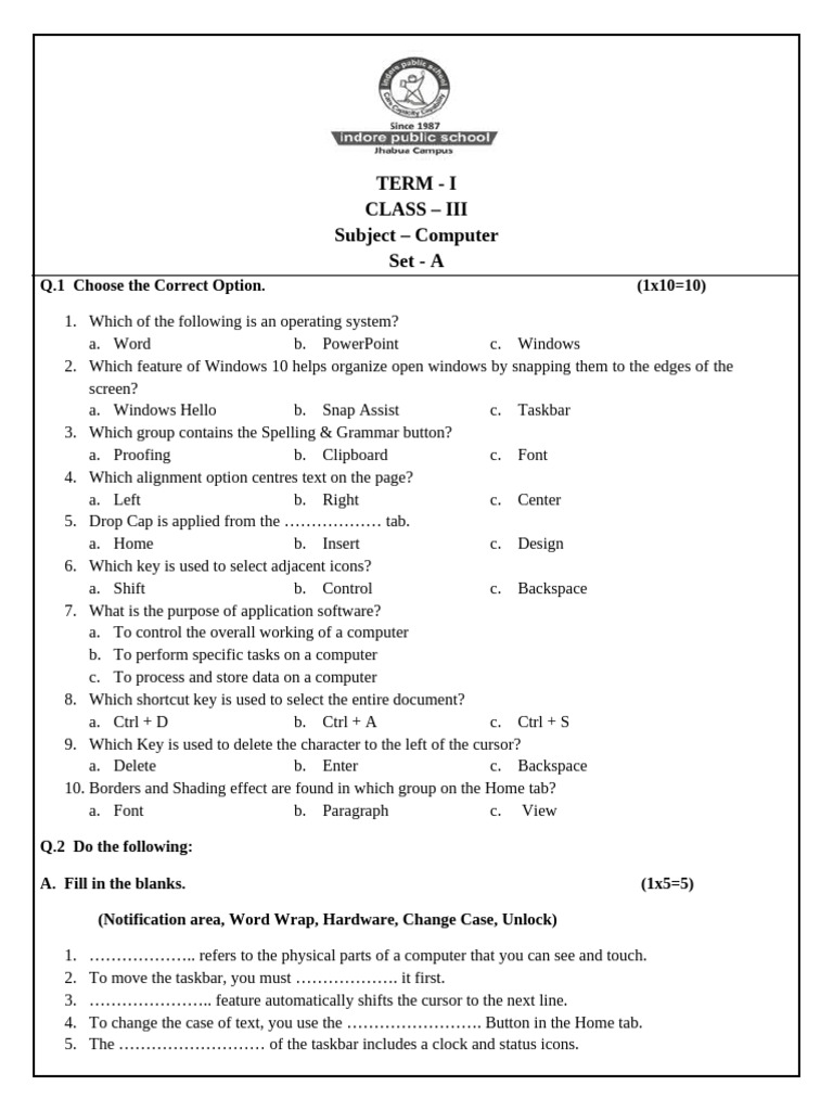 3 computer | PDF | Computing | Graphical User Interfaces